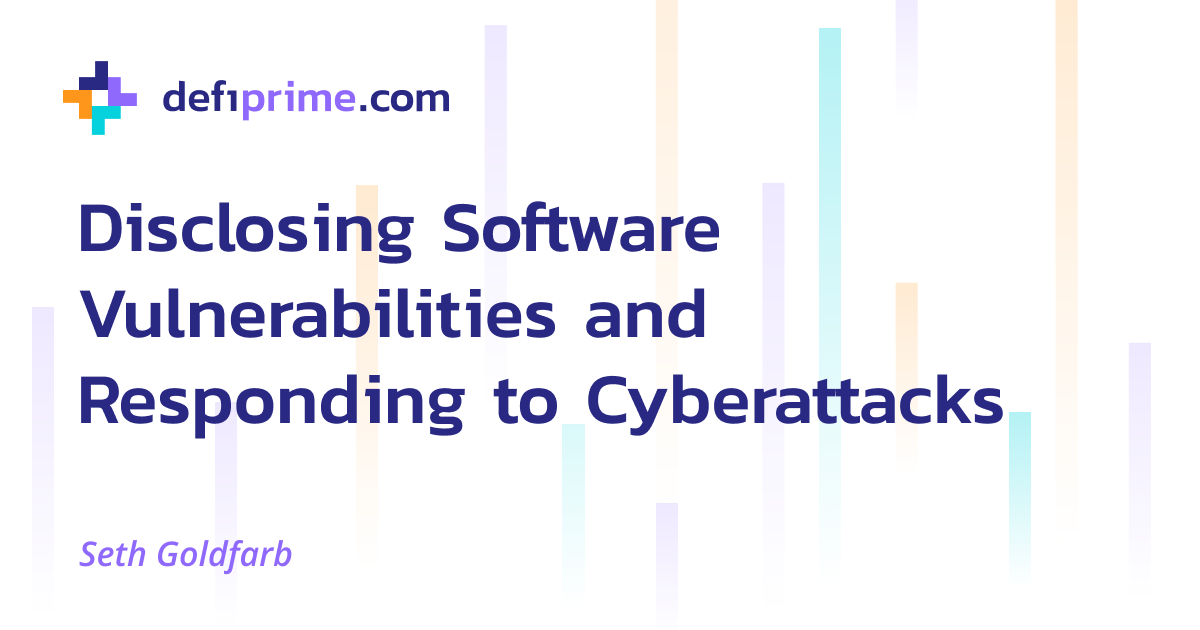 Defi Communications 101 Disclosing Software Vulnerabilities And 9567