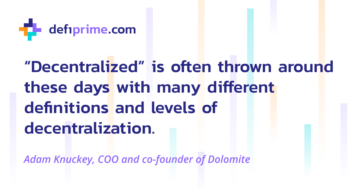 Interview with Dolomite co-founder, Adam Knuckey. Dolomite DEX Review.