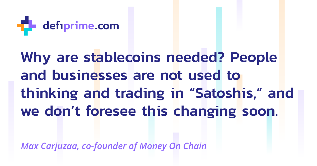 Money On Chain - a Stable Asset Platform