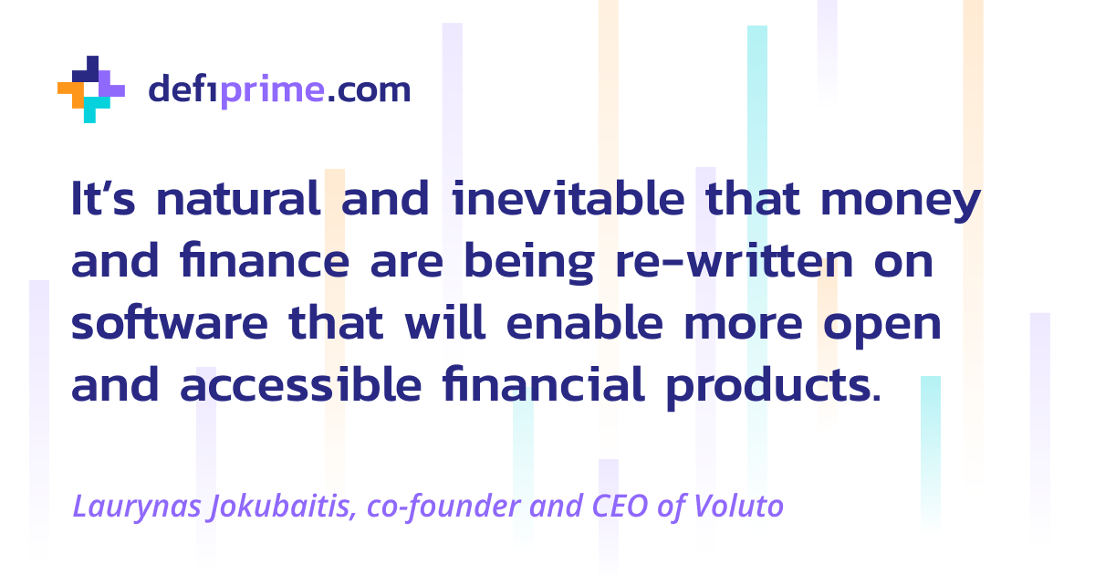 Voluto - high-interest savings account powered by DeFi